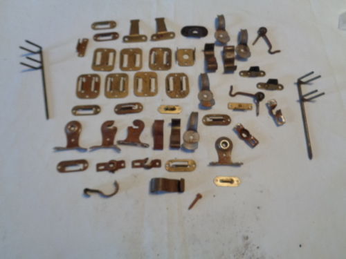 Vintage Hardware Junk Drawer Lot of Unknown Window + Misc Parts Pieces ...