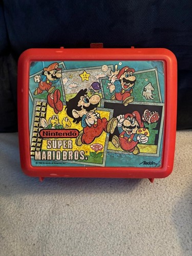 Super Mario Brothers Aladdin Lunch Box - Vintage | eBay