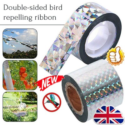 80M Bird Repellent Scare Tape Repeller Ribbon Humane Scarer Pigeons ...