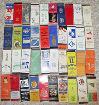 GREAT ASSORTED Vintage Matchbook Covers Lot ( A4). | eBay