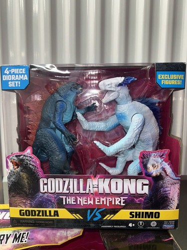 Godzilla x Kong The New Empire - Godzilla vs Shimo 2 PACK - IN HAND ...