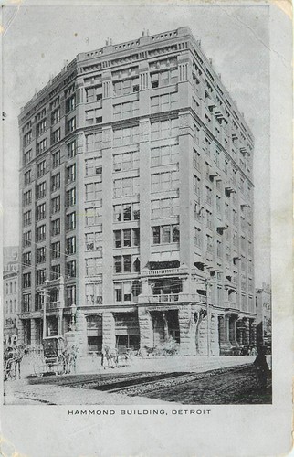 Hammond Building Detroit Michigan MI pm 1968 Postcard | eBay