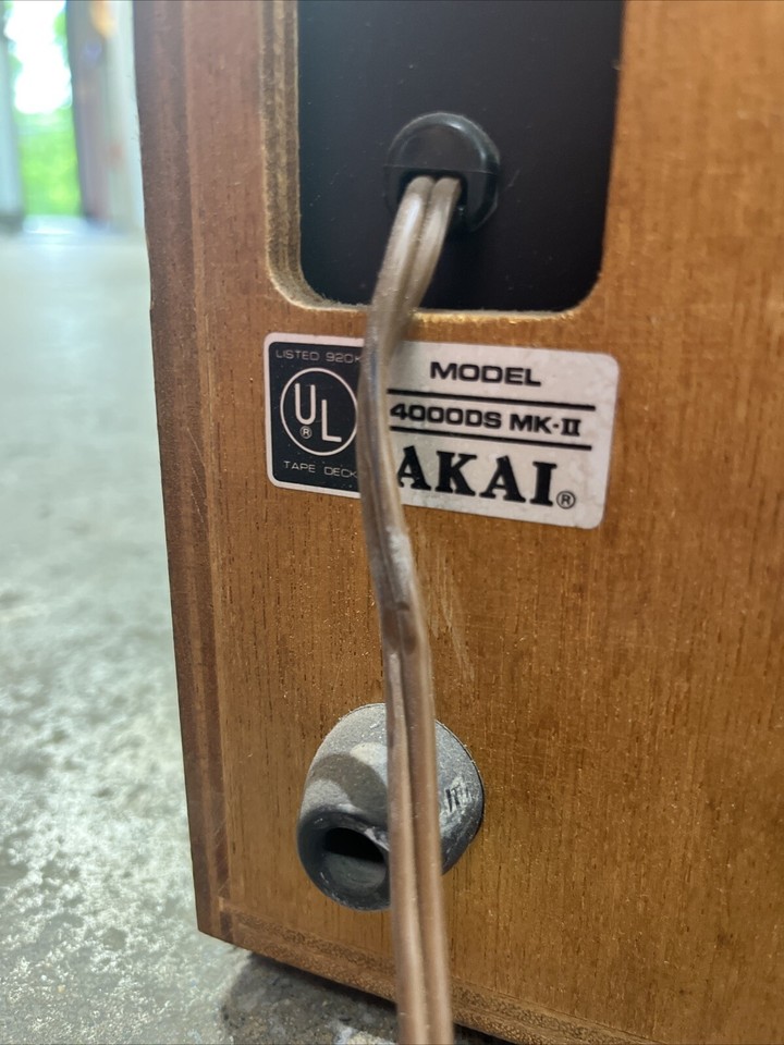 VINTAGE AKAI 4000DS MK- II ONE-MICRON GAP HEAD STEREO REEL TO REEL | eBay