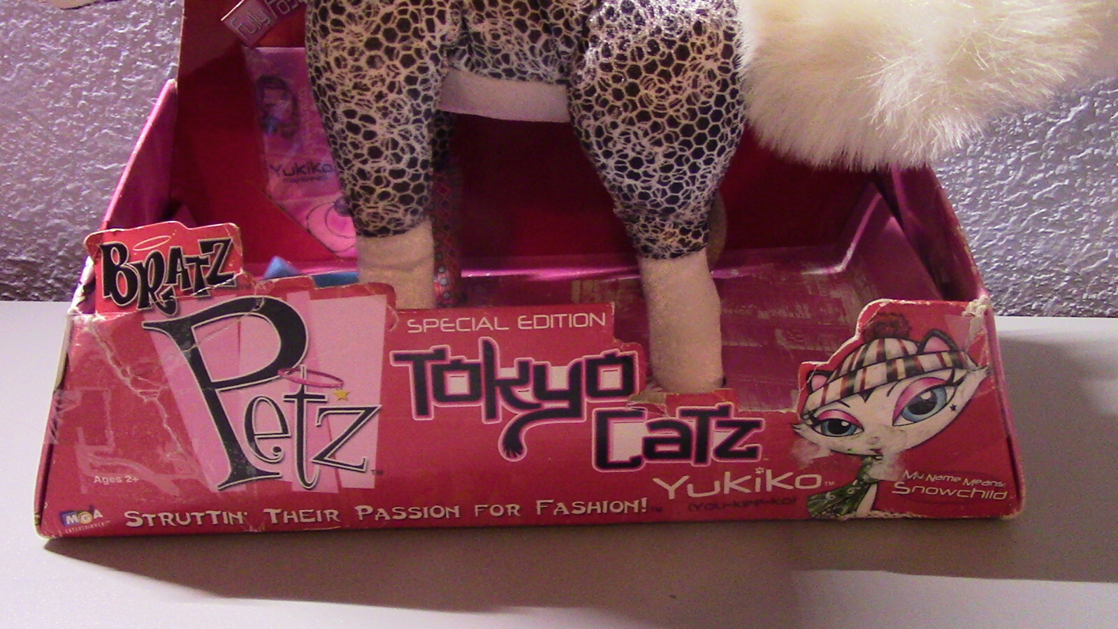 Bratz Petz Tokyo Catz Yukiko Plush Hat Scarf Leggings 11" Retired NIB ...