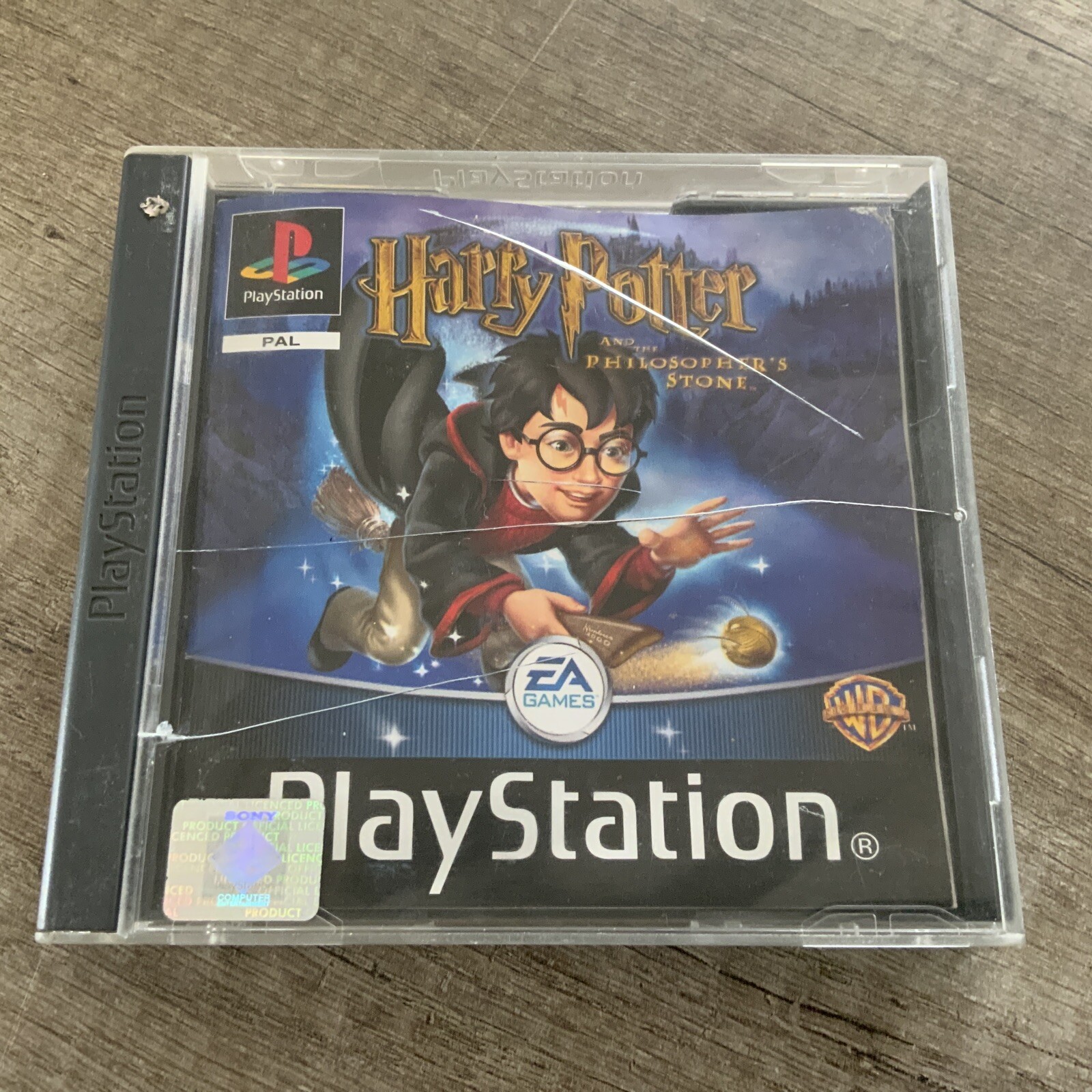 Harry Potter and philosopher stone PS1 playstation game case booklet ...
