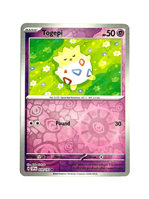 Togepi 070/191 Reverse Holo Common POKEMON TCG Surging Sparks SSP ...