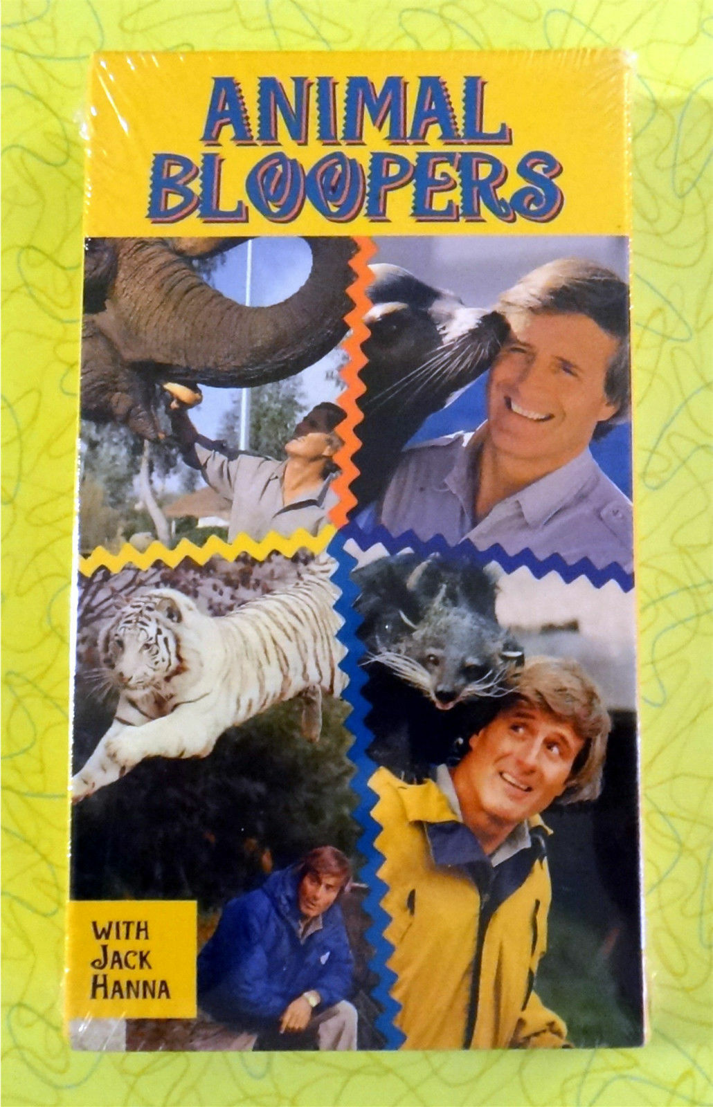 Animal Bloopers with Jack Hanna ~1993-1994 VHS Movie ~ Funny Zoo ...