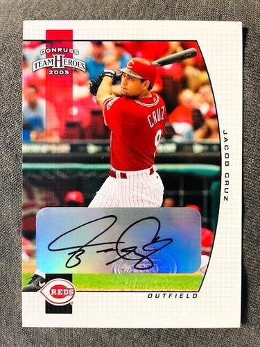 2005 Donruss Team Heroes #90 Jacob Cruz Auto Autograph Card | eBay