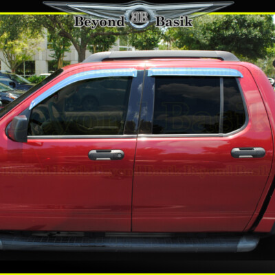 2007 2008 2009 2010 Ford Explorer Sport Trac Chrome Door Window Vent ...