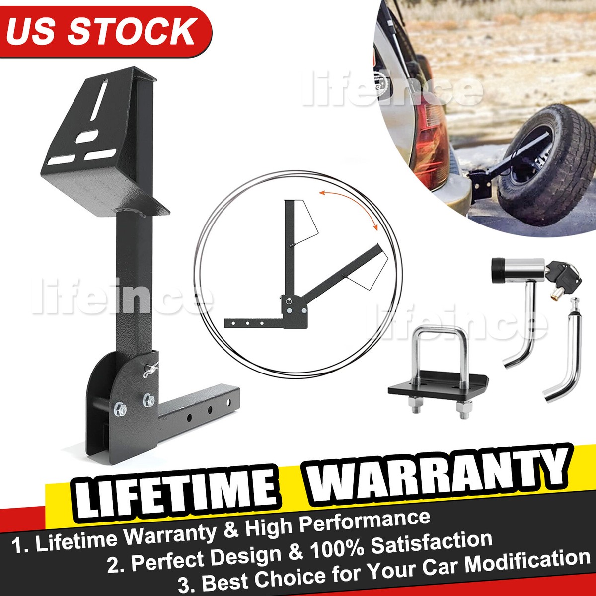 Receiver Hitch Tire Carrier