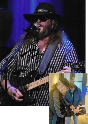 Randall Hall 'Lynyrd Sknyyrd' persönlich gesammelt Foto 20x25 orig ...