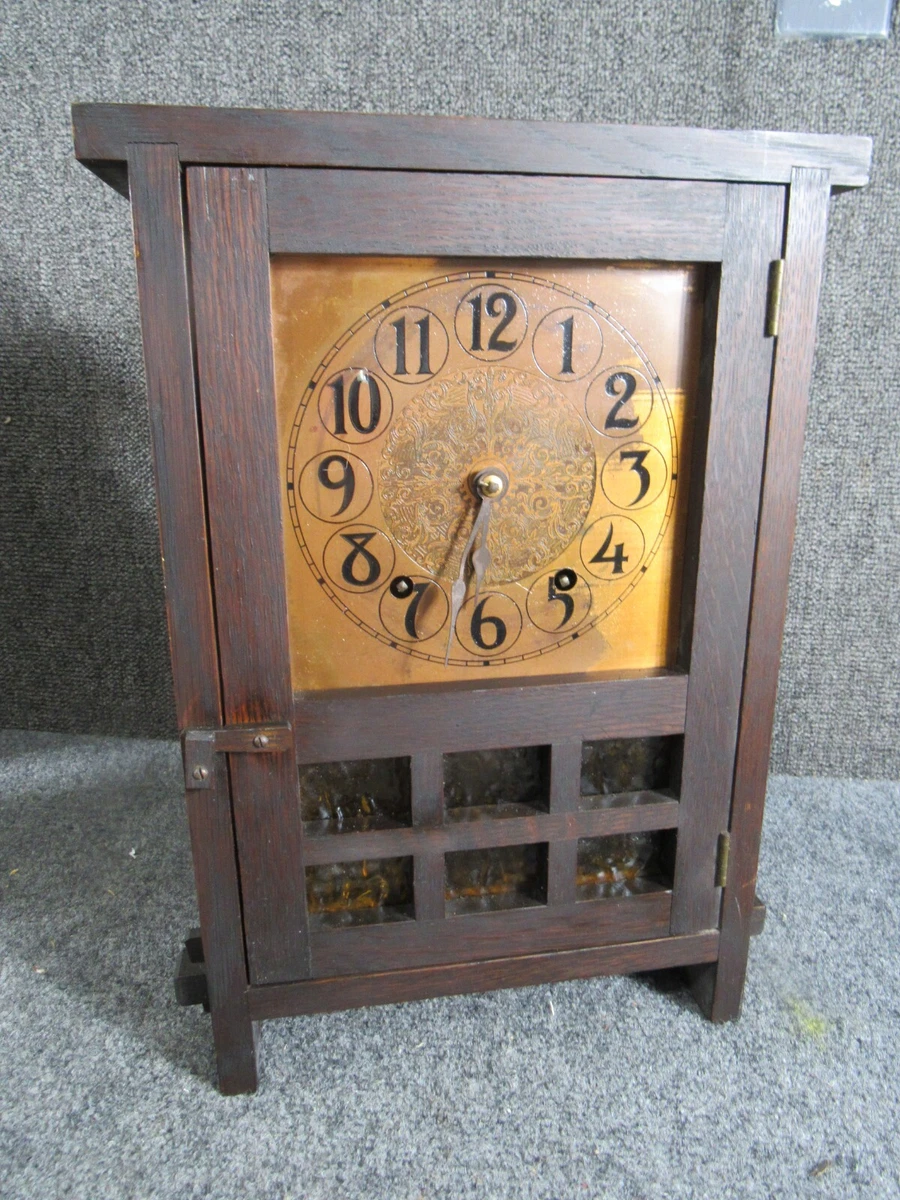 Mission Arts And Crafts Clock