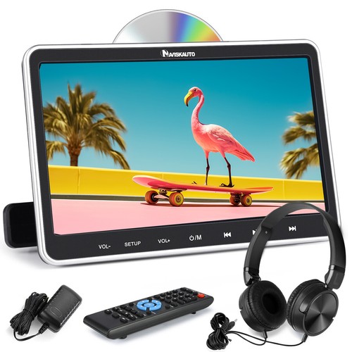 10.1" Full HD Car Headrest Monitor DVD Player HDMI Region Free AV-IN ...