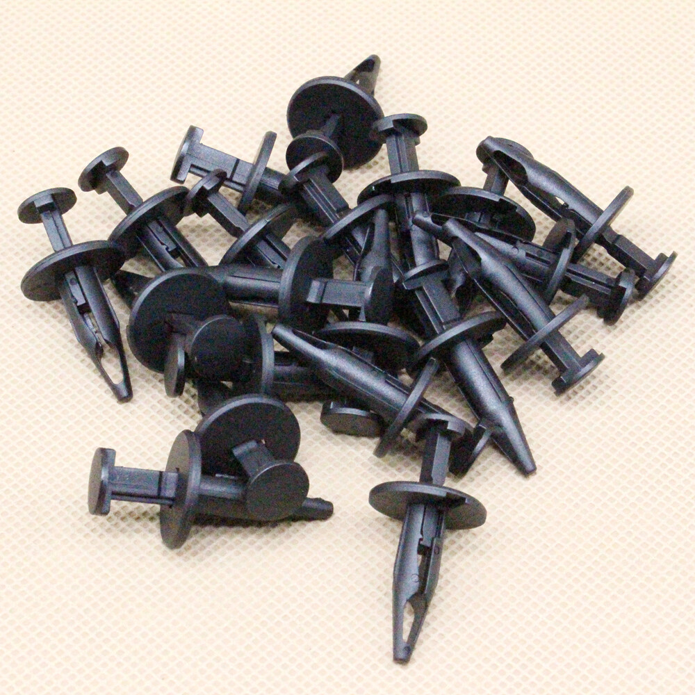 25x Clips 1/4" (6.4mm) Push-Type Retainers For GM 20590899 For Chrysler ...