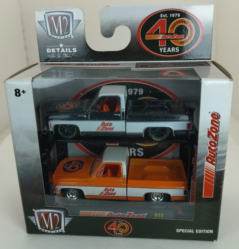 M2 Machines rare vhtf Chevy Squarebody C10 AUTO ZONE 40th Anniversary ...