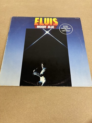 ELVIS PRESLEY Moody Blue LP AFL1-2428 Black Vinyl RCA Canada Press 1977 | eBay