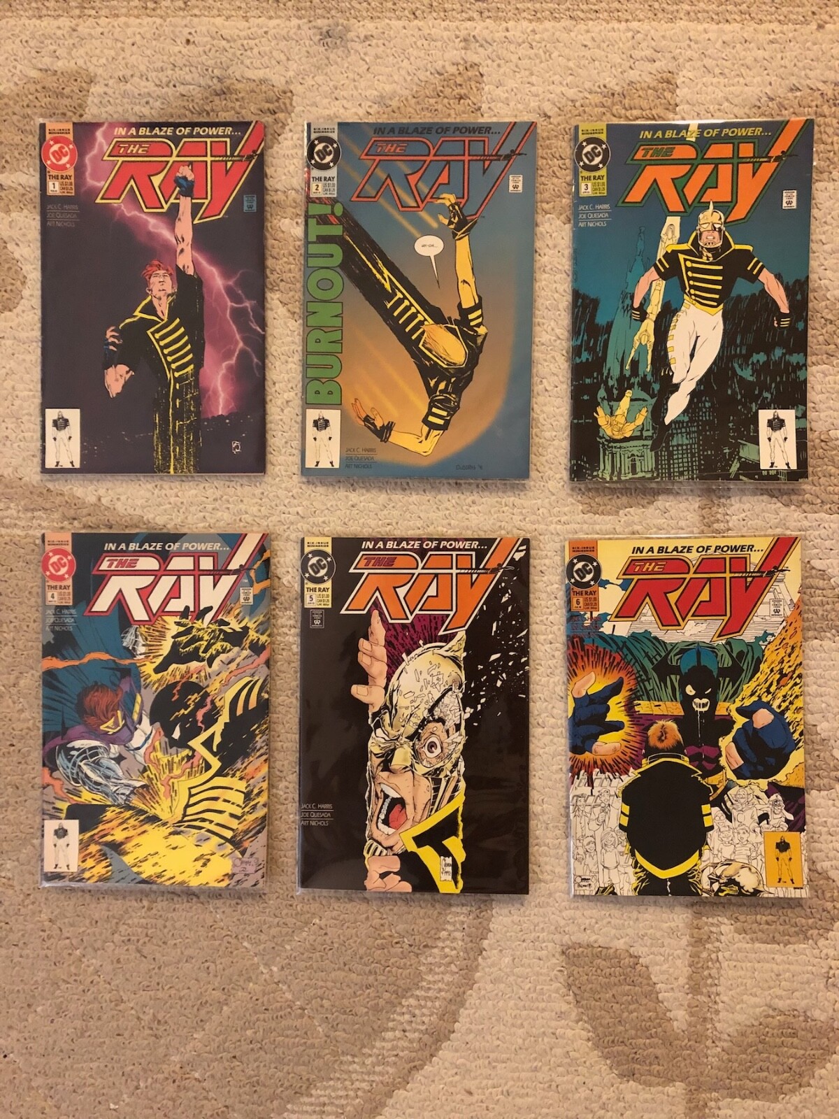 The Ray #1-6 (1992), 1st appearance Ray Terrill - Jack C. Harris, Joe ...