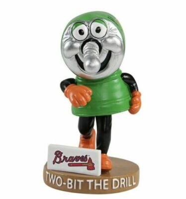 Two-Bit The Drill 2019 Atlanta Braves Home Depot Mascot Bobblehead SGA ...