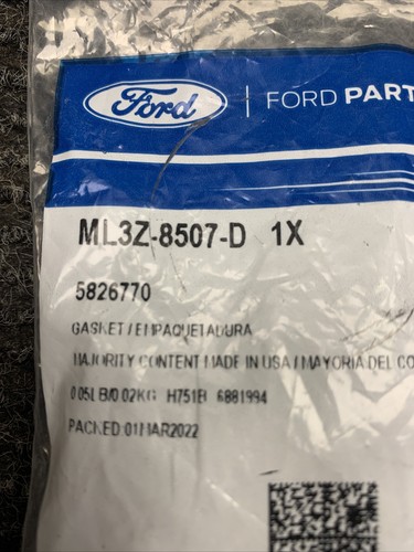 New Genuine Ford Gasket - Water Pump ML3Z-8507-D | eBay