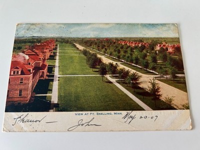 View at Ft Snelling Minnesota MN Postcard | eBay