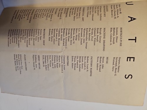 Cleveland East Tech Scarabs High School January 1937 Commencement ...