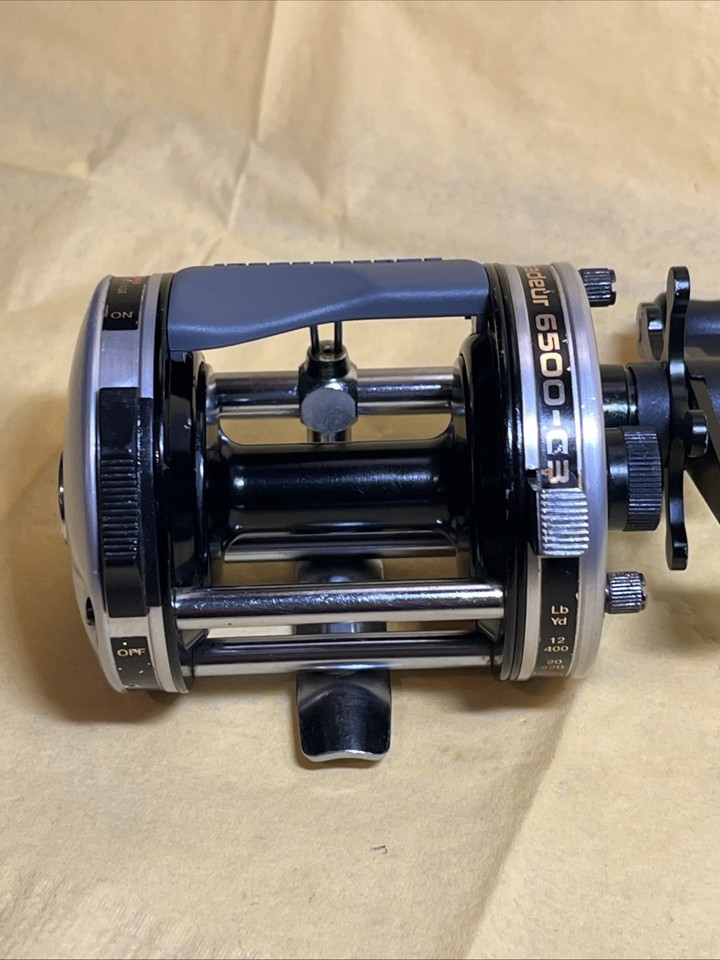 Abu Garcia Ambassadeur 6500 C3 Baitcaster Fishing Reel Cleaned Serviced ...