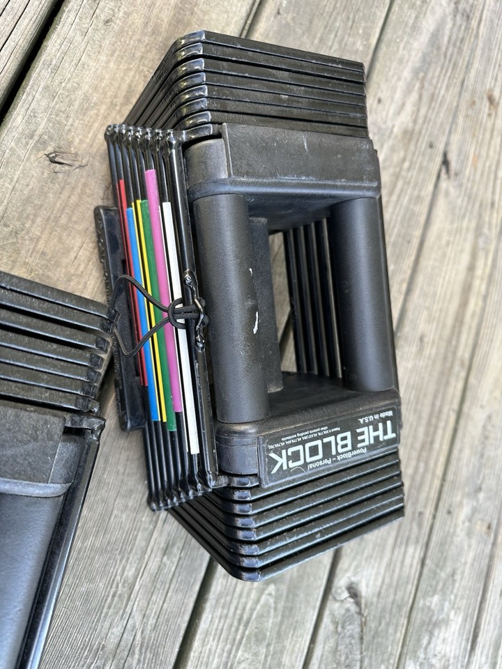 The Block Powerblock-Personal Set of (2) 45 Lbs Adjustable Dumbbell ...