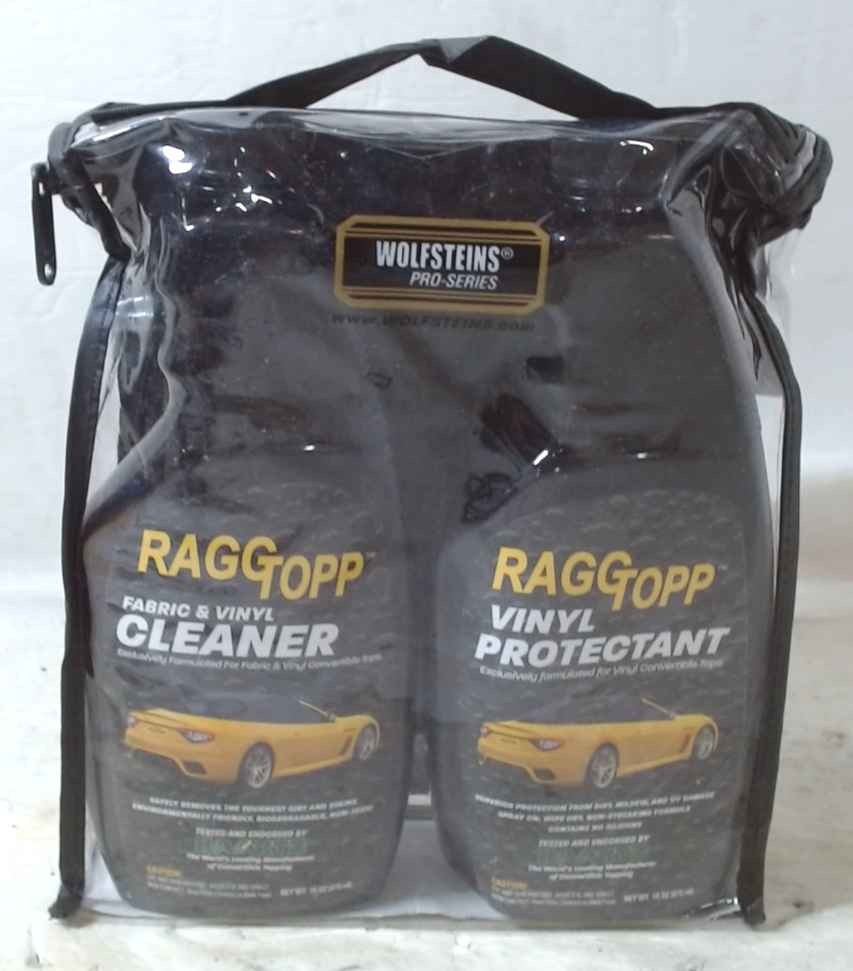NEW Raggtopp 2 Pcs. 1164 Convertible Top Cleaner & Vinyl Protection ...