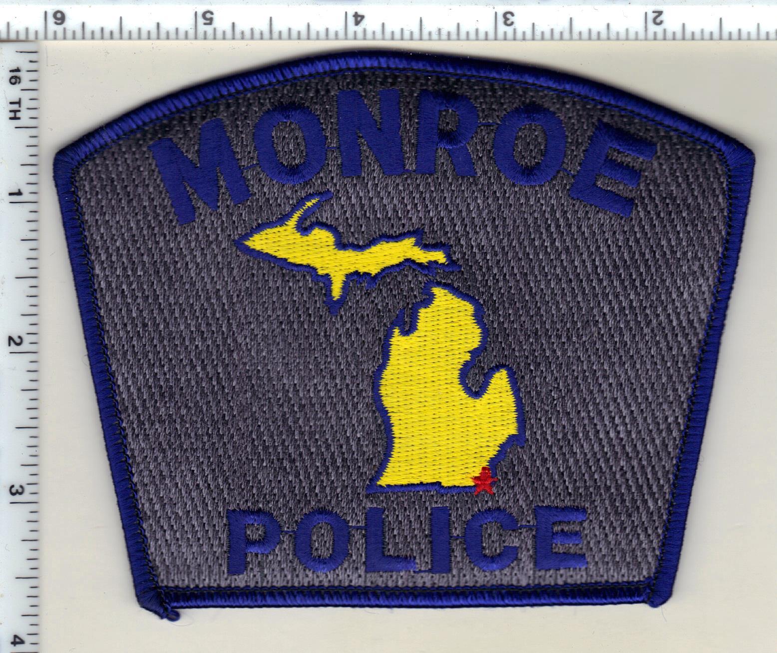 Monroe Police (Michigan) Shoulder Patch - new from 1997 | eBay