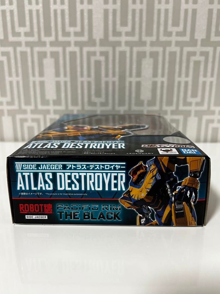 Pacific Rim The Black SIDE JAEGER Atlas Destroyer Saber Chain Toy Robot ...