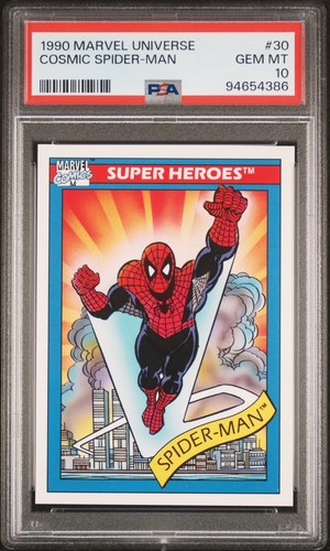 COSMIC SPIDER-MAN 1990 MARVEL UNIVERSE #30 PSA 10 GEM MINT LOW POP | eBay