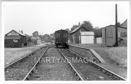 B33-Real Photograph (dark room print) Railway Easingwold View 1950 | eBay