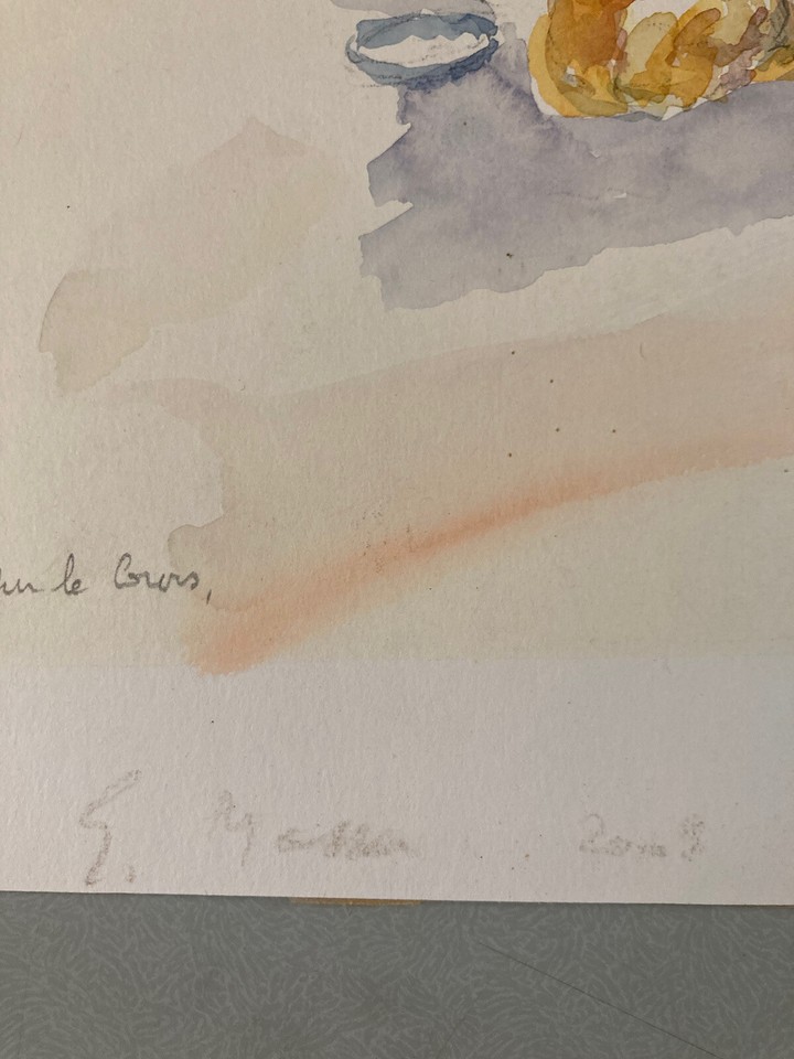 Belle Painting Paper Watercolour Portrait Orientalist Georges Massa ...