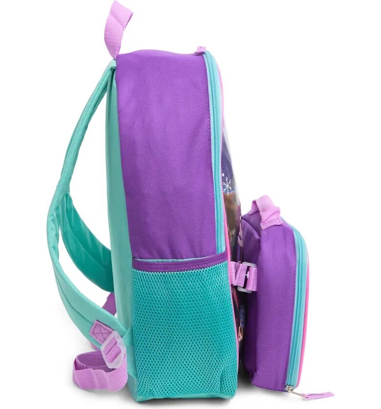 Frozen Elsa Anna Girls School Backpack Lunch box Book Bag Kids Toddler ...