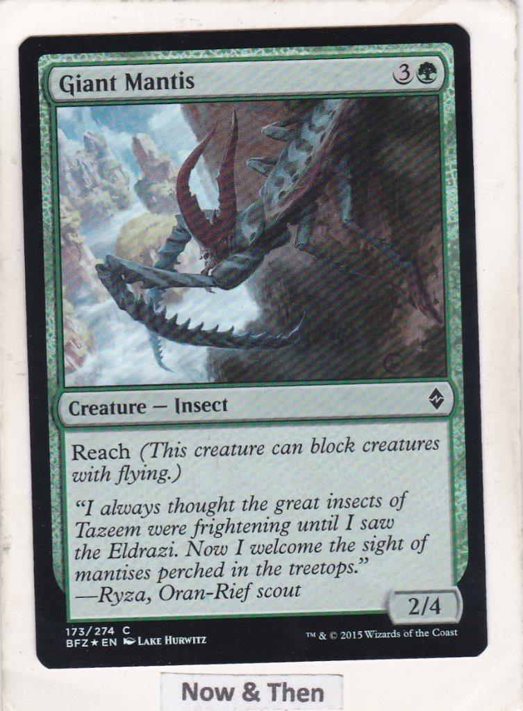 Magic: MTG: Battle for Zendikar: Foil: Giant Mantis | eBay