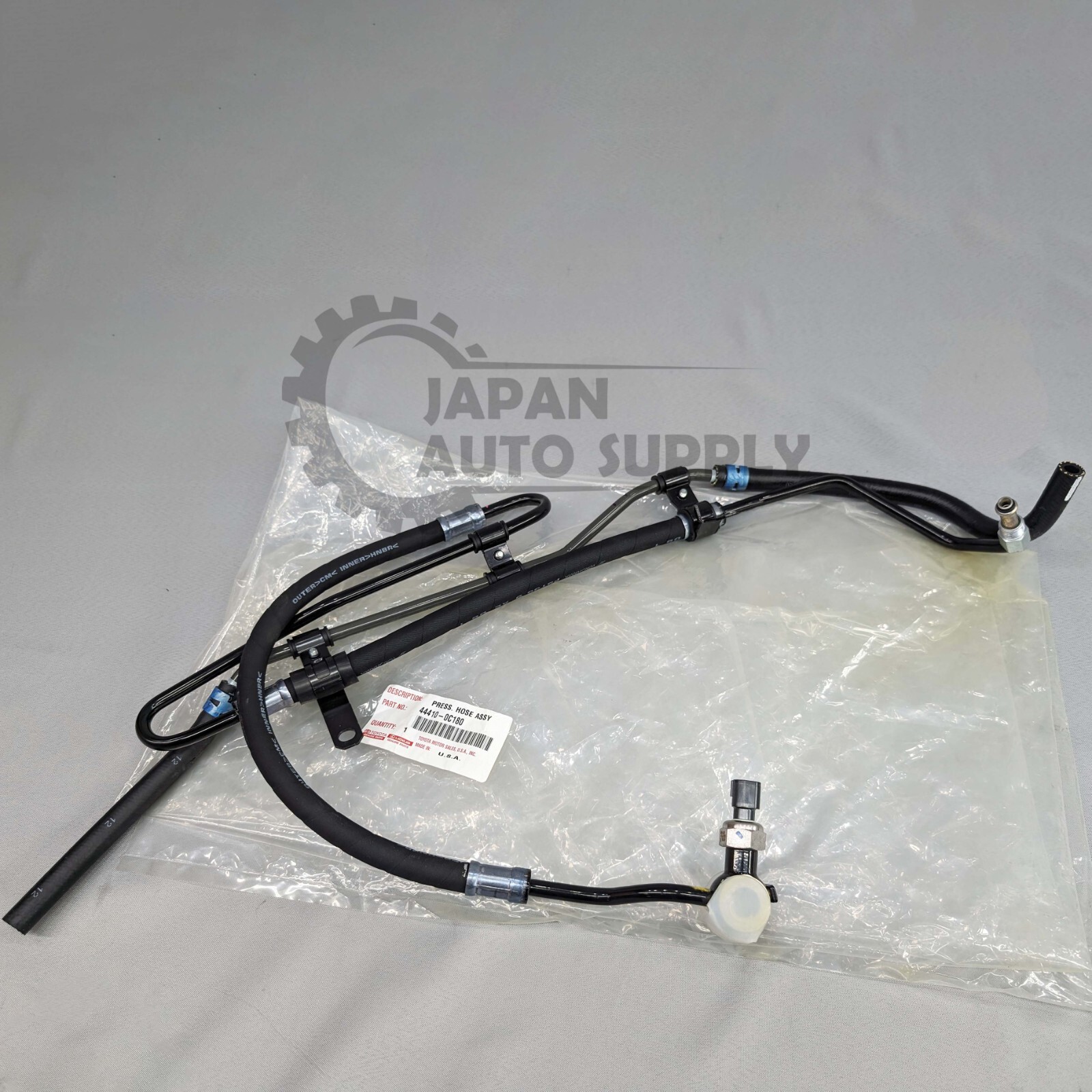 OEM GENUINE TOYOTA 07-21 TUNDRA POWER STEERING PRESSURE FEED TUBE 44410 ...