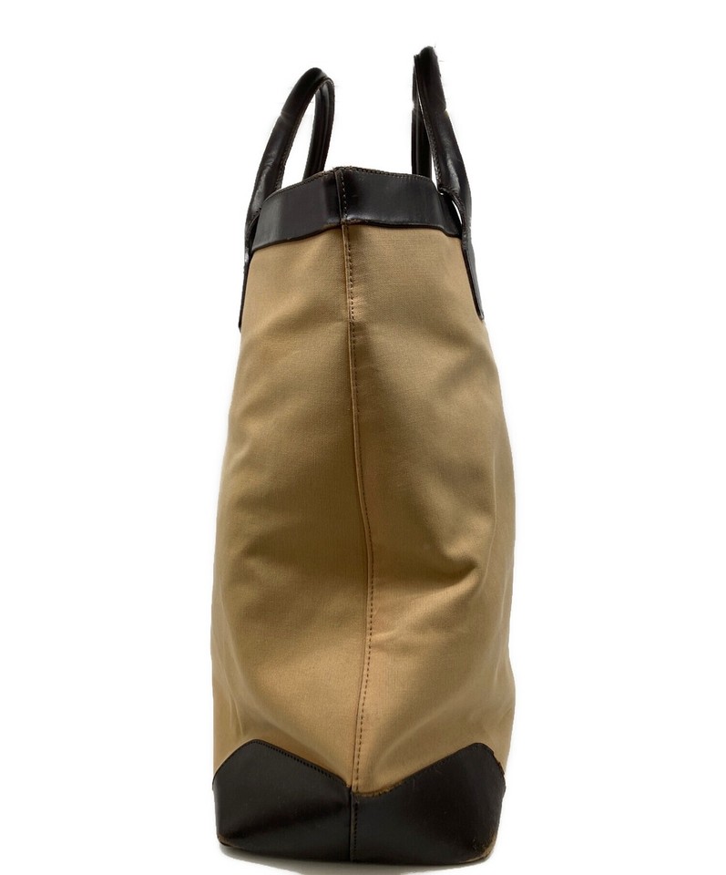 Gucci Tote Bag GG Canvas Leather Handbag Height 15in Width 15.8in Depth ...