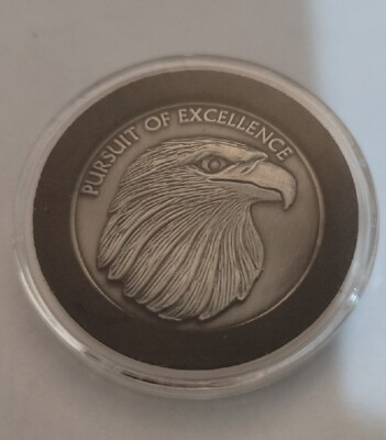 Pursuit Of Excellence EAGLE Challenge Coin Pre-Owned Sealed In ...