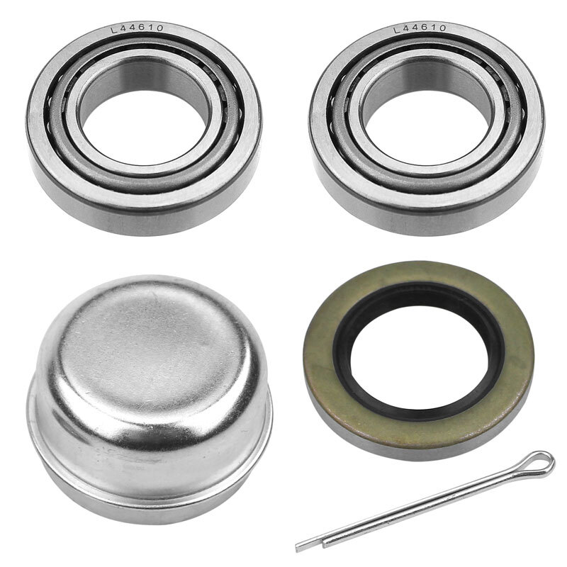 Trailer Hub Wheel Bearing Kit 1" # L44643 1-15/16" # L44610 for 2000 lb ...