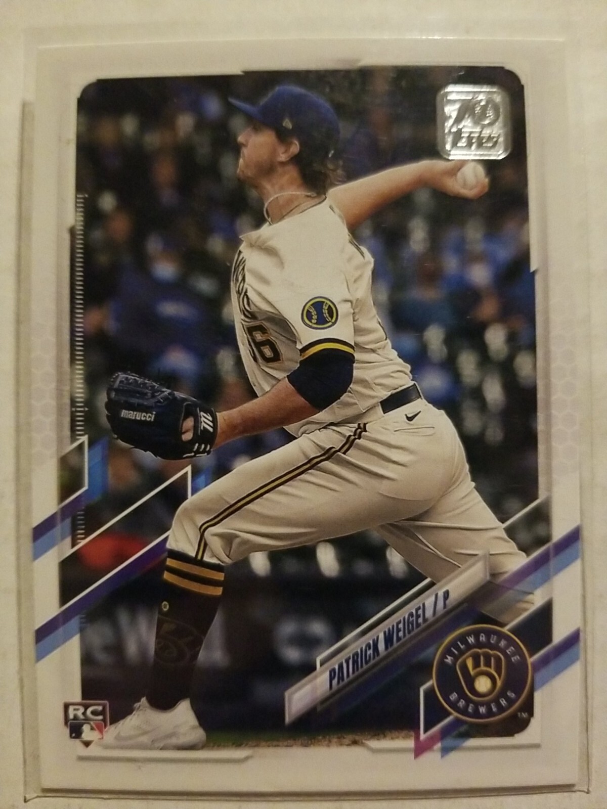 2021 Topps Update Patrick Weigel Rookie Milwaukee Brewers #US31 | eBay