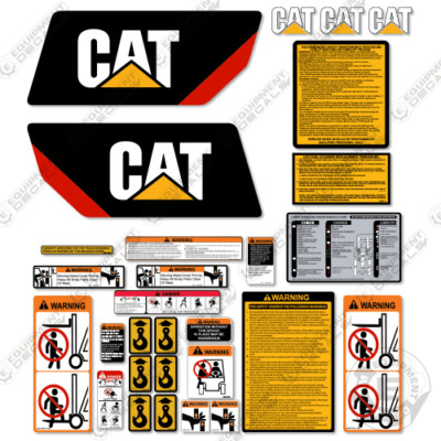 Fits Caterpillar Forklift Decal Kit GC40K-LP-STR - 7 YEAR OUTDOOR 3M ...