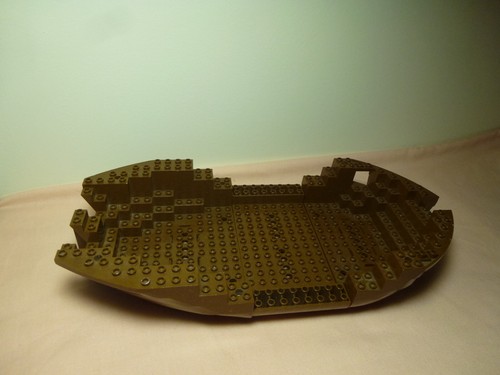 Lego Vintage Brown Pirate Ship Hull from sets inc 6285 6286 6274 | eBay UK