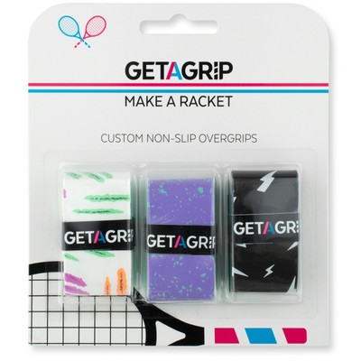 Get A Grip Tennis Overgrip - Anti Slip Tennis Racket Handle Grip Tape 3 ...