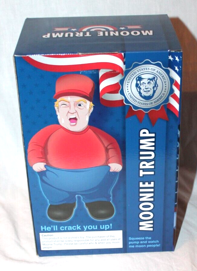 NEW IN BOX MOONIE TRUMP COLLECTIBLE 8-1/2" TALL ADULT FIGURE | eBay