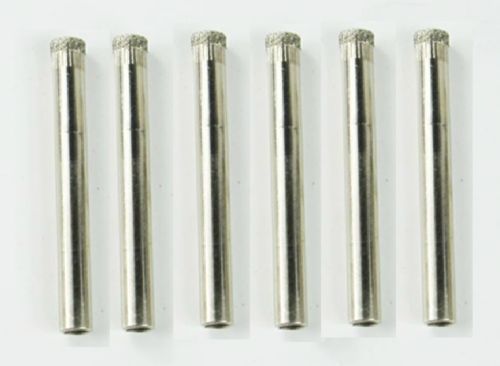 10piece 3mm ( 1/8" inch ) Diamond coated drill bit hole saw core drills ...