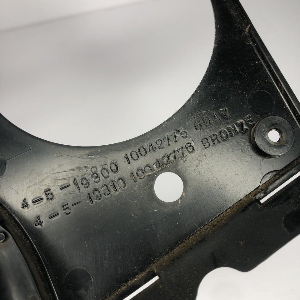 1984-1988 Pontiac Fiero Instrument Cluster Bezel Trim Silver OEM | eBay