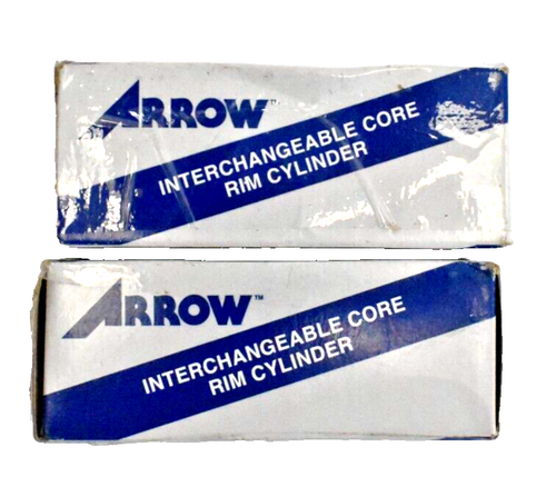 Arrow 16RCR-27.26D Interchangeable Core Rim Cylinder Chrome Lot Of 2 | eBay