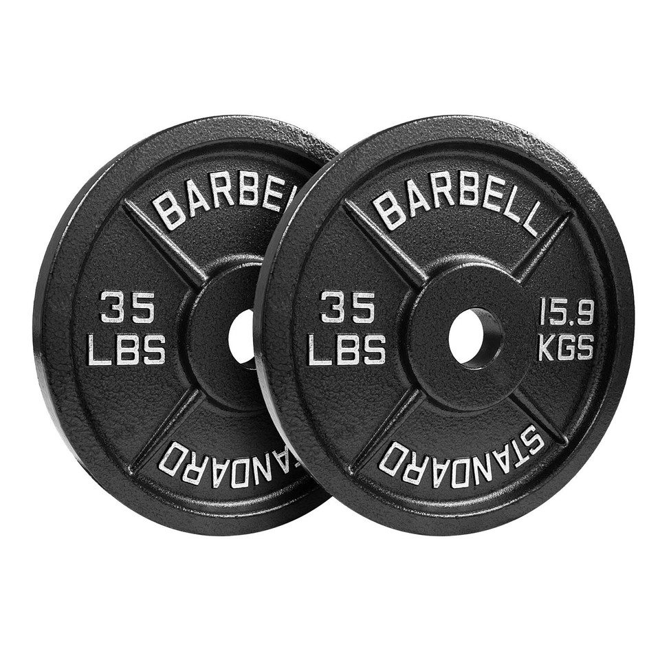 Steel Olympic 245LB Set - 2x 45lb, 35lb, 25lb, 10lb, 5lb & 2.5lb Weight ...