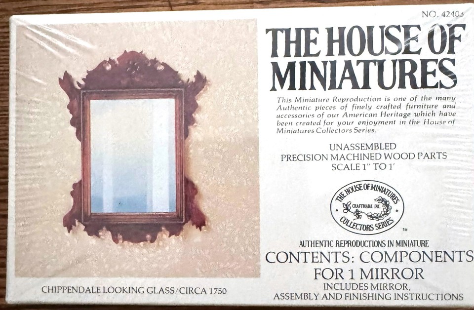 Various House Of Miniatures Collectors Kits - Authentic Miniature ...
