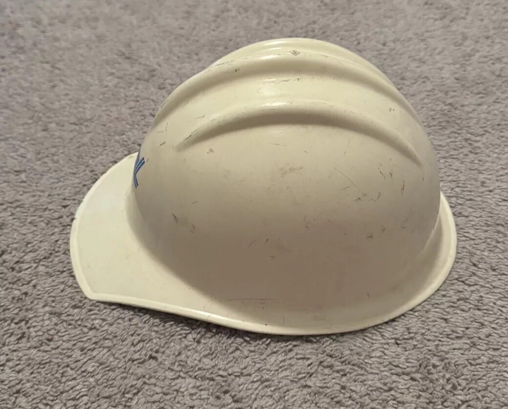 Vintage ED Bullard Hard Boiled Hard Hat White NO LINER CPL pre owned | eBay